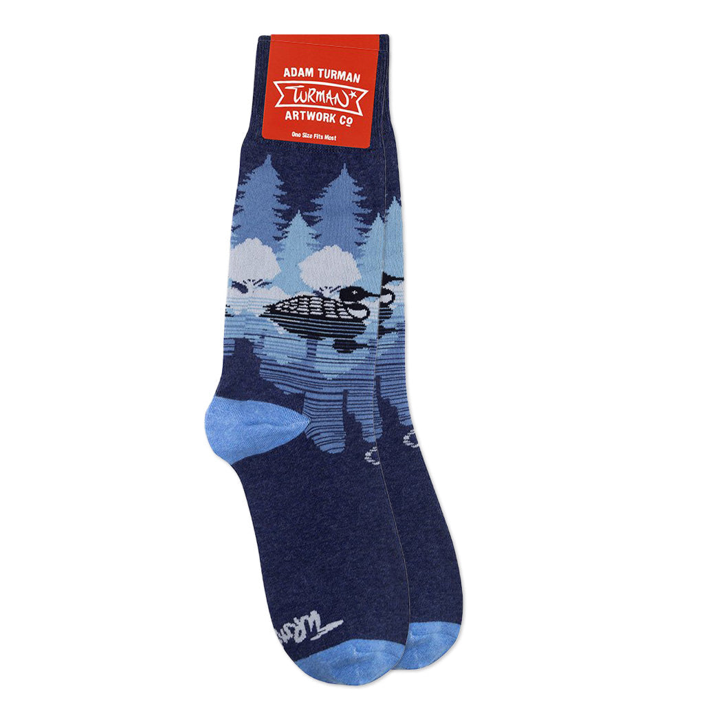 Midnight Loon Socks – Turman Artwork Company