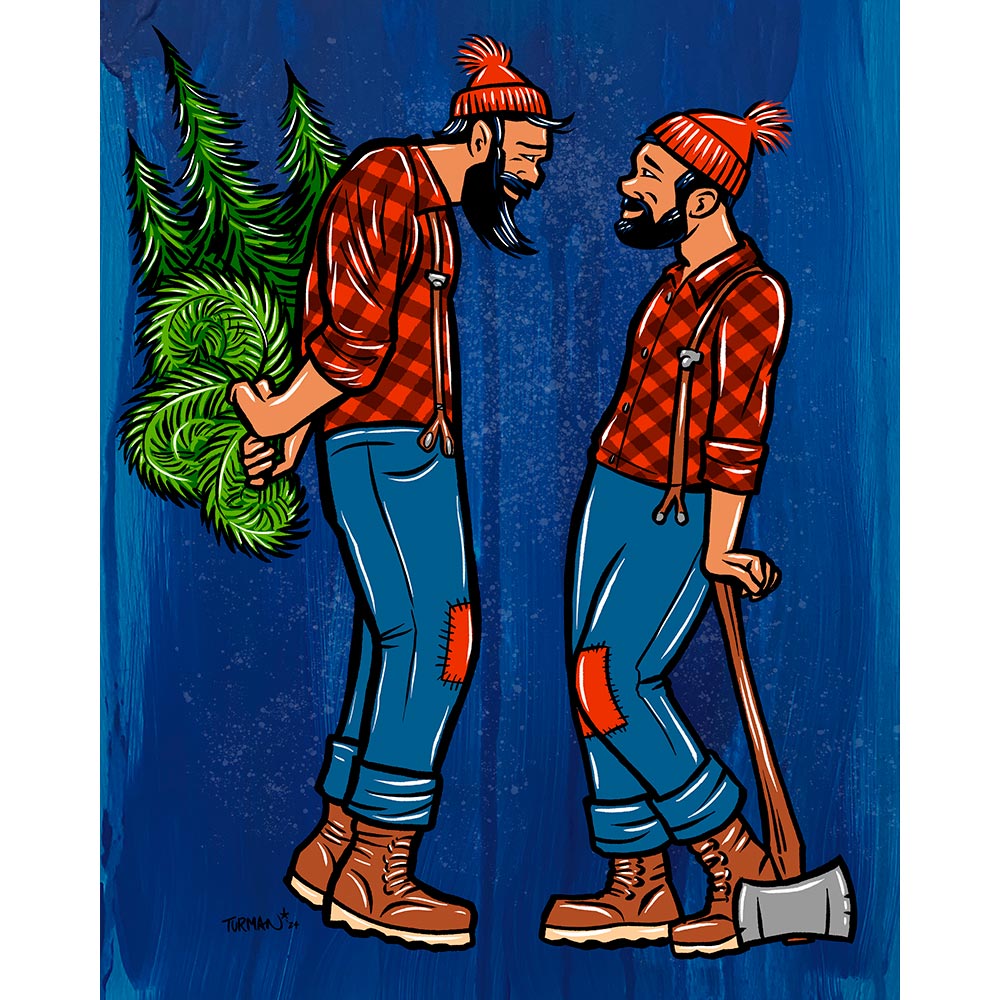 Lumberjacks | Artwork by Minnesota Artist Adam Turman – Turman Artwork ...