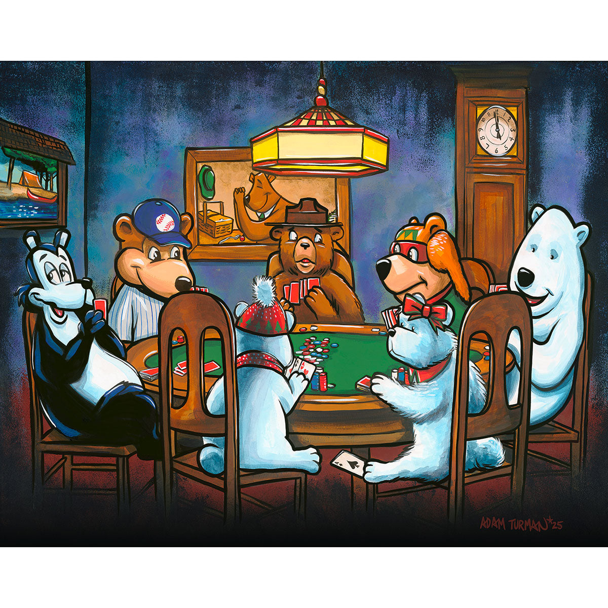 Bears Playing Poker - Fine Art Prints by MN Artist Adam Turman – Turman ...