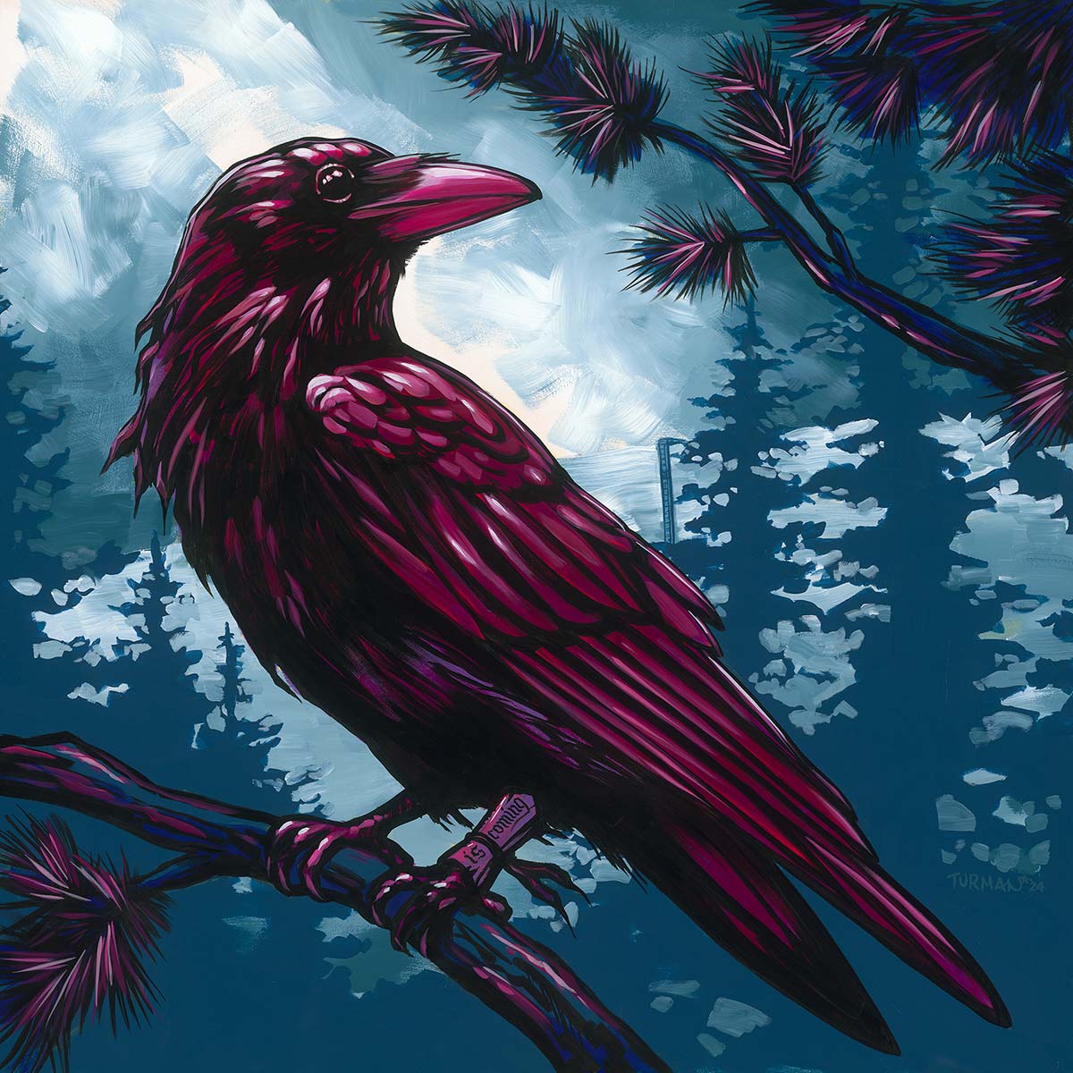 Send a Raven - Painting and Prints by Artist Adam Turman – Turman ...