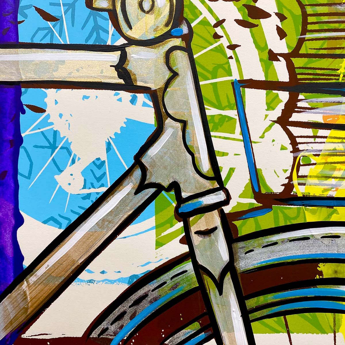 One of a Kind Painted Test Print | by Adam Turman – Turman Artwork Company