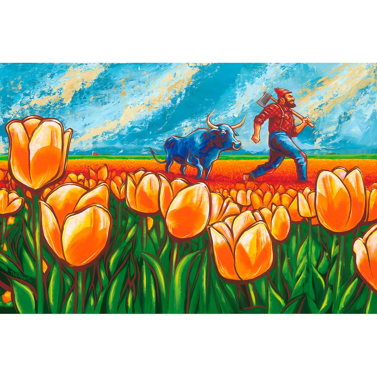 Tiptoe Through The Tulips - Vibrant Artwork by MN Artist Adam Turman ...