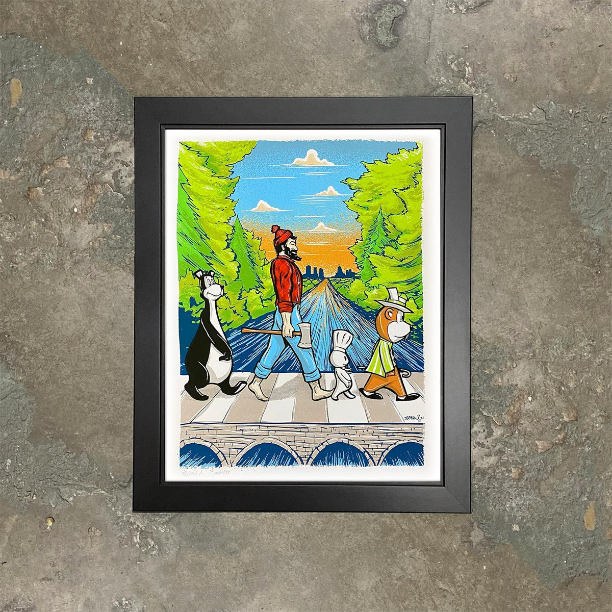 Minnesota Artist Adam Turman | MN Abbey Road | Screen Print – Turman ...