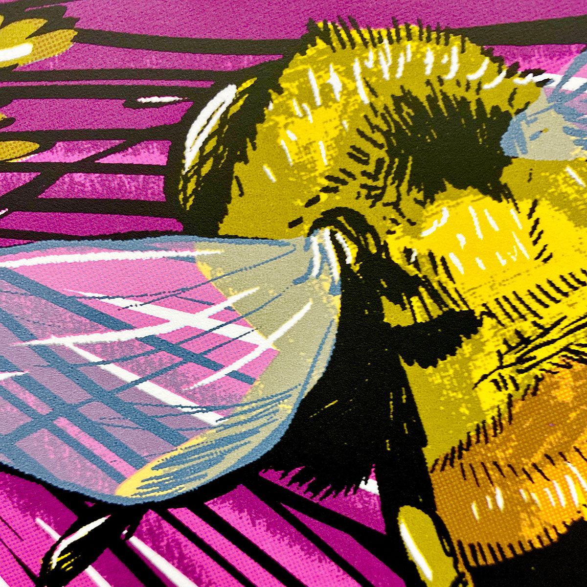 Rusty Patched Bumble Bee - Original Screen Print – Turman Artwork Company