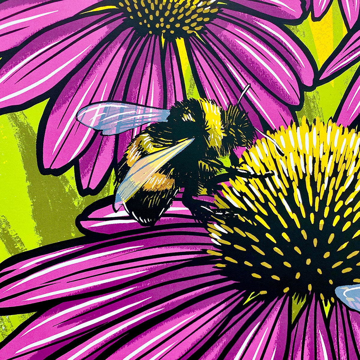 Rusty Patched Bumble Bee - Artwork by Adam Turman – Turman Artwork Company