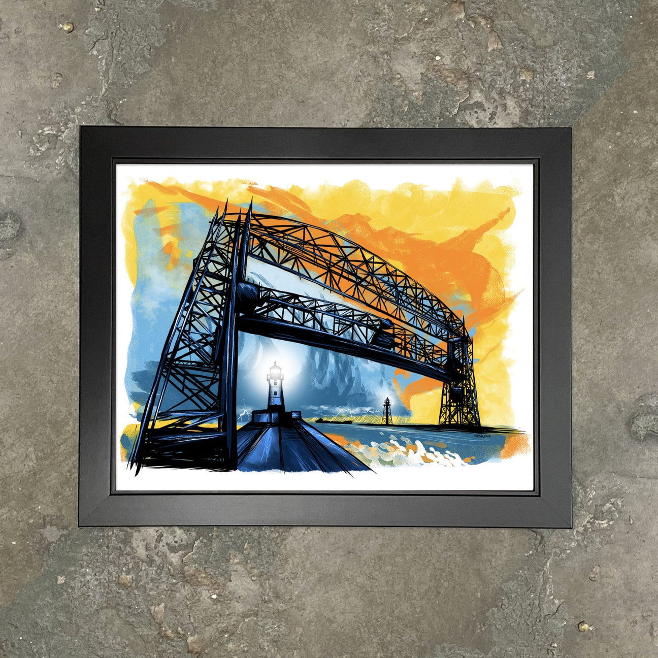 Storm - Screen Print by Minnesota Artist Adam Turman – Turman Artwork ...