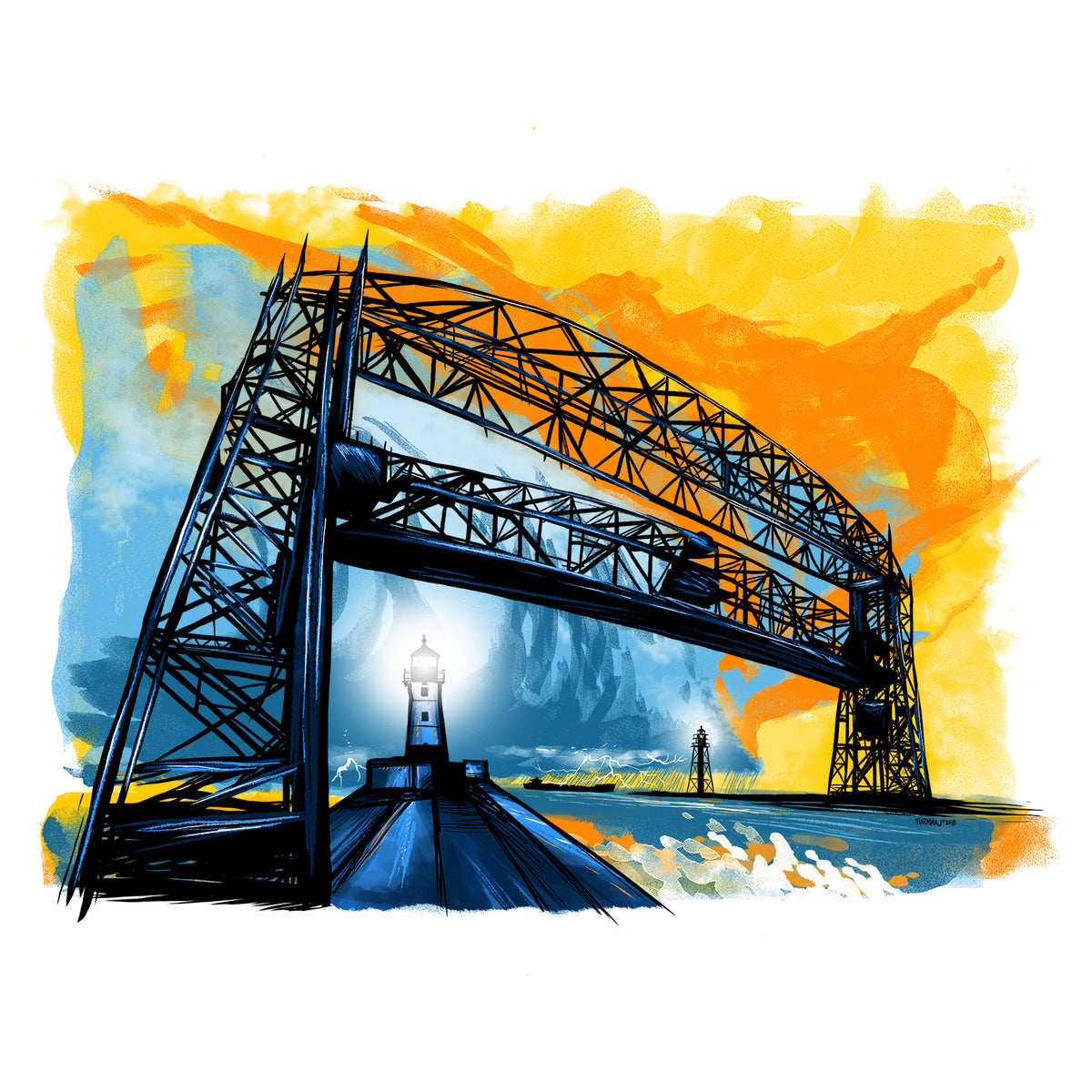 Storm - Screen Print by Minnesota Artist Adam Turman – Turman Artwork ...